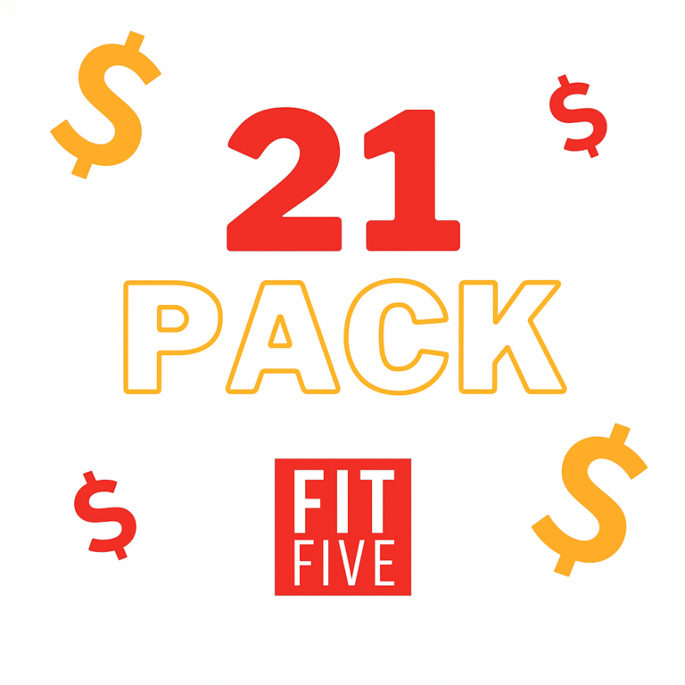 Fit Five Pack - Pick 21 - Fit Five Meals